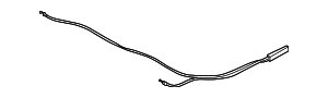 51237184454 - 2004-2010 BMW Release Cable Extension (51-23-7-184-454 ...