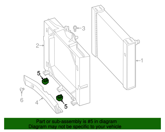 Genuine BMW 17-11-7-847-295 | Mount Bracket Damper | FREE Shipping on ...