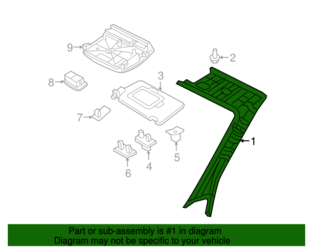 205-690-01-06-9J24 - Header Trim 2019-2020 Mercedes-Benz | Mercedes ...