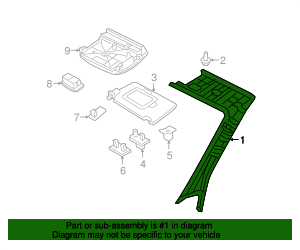 205-690-01-06-9J24 - Header Trim 2019-2020 Mercedes-Benz | Mercedes ...