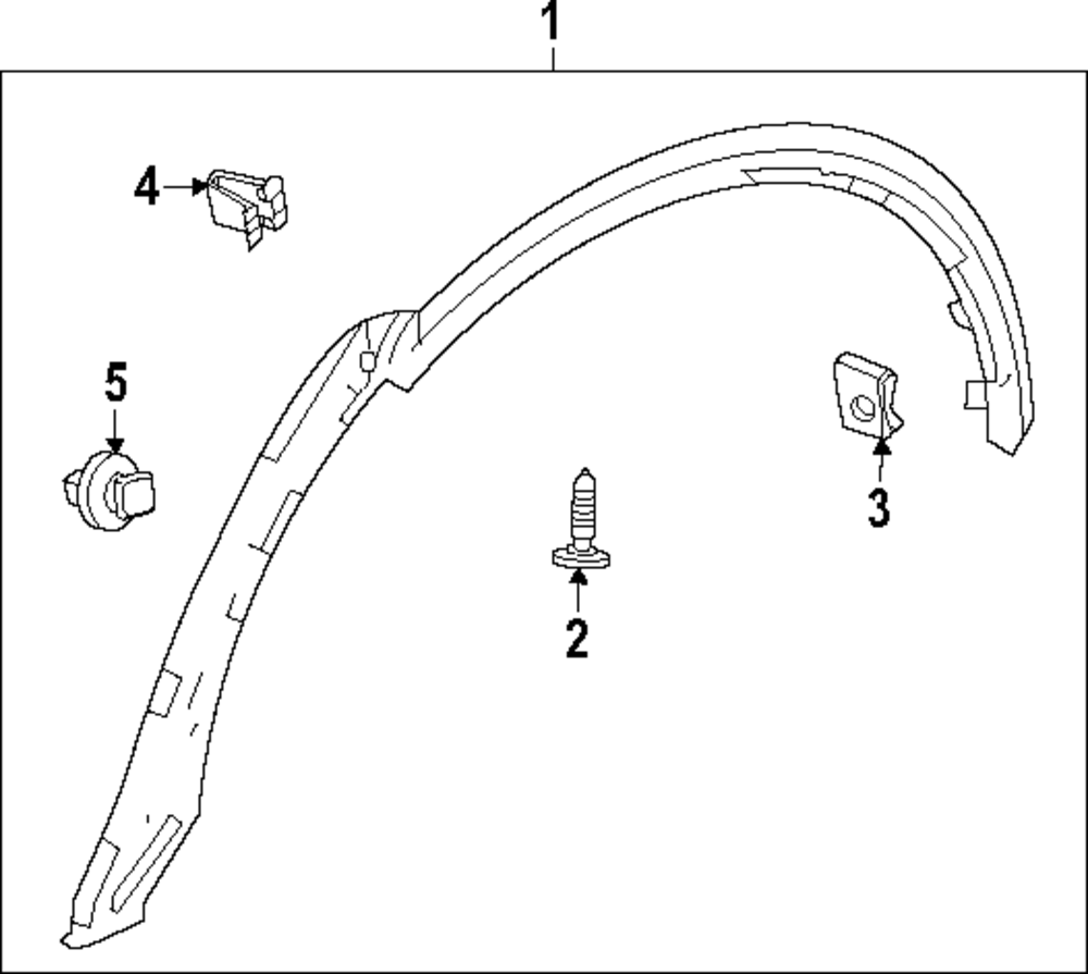 74450-T90-A00 - 2023-2025 Honda Pilot - Wheel Flare | Honda Car Parts Direct