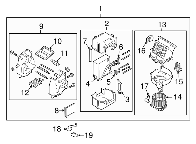 2004-2011 GM Cabin Air Filter 96962173 GM | GMPartsDirect.com