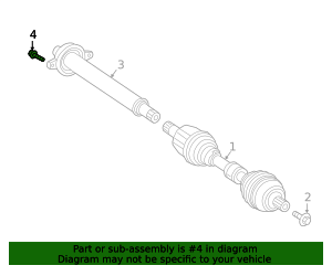 910105-008005 - Wiper Motor Assembly Mount Bolt 2010-2021 Mercedes-Benz ...