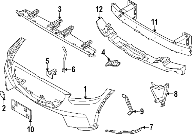 2023-2024 Genesis Electrified GV70 Bumper Cover 86510-IT110 | OEM Parts ...
