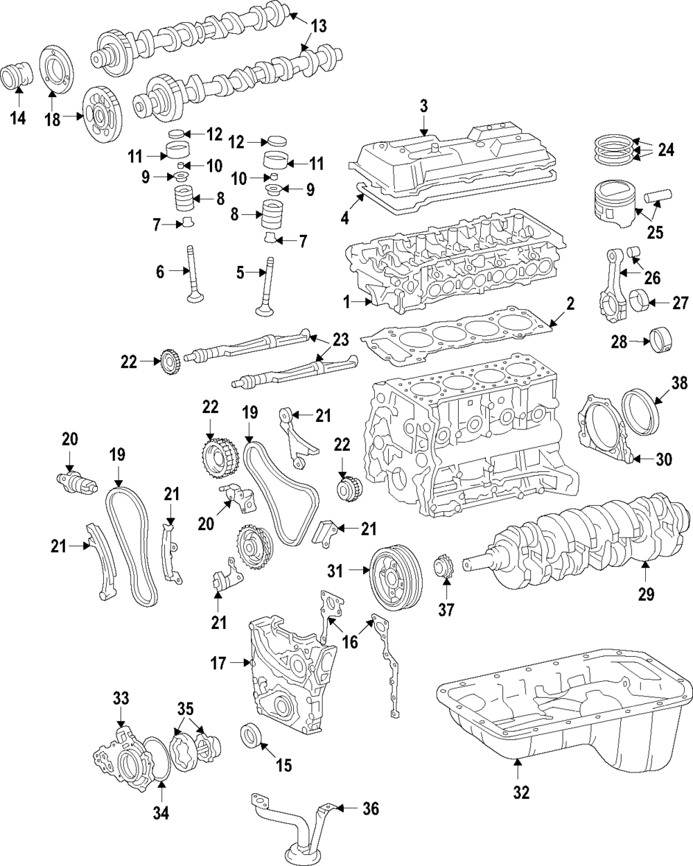 1994-2004 Toyota Head Gasket 11115-75031 | OEM Parts Online