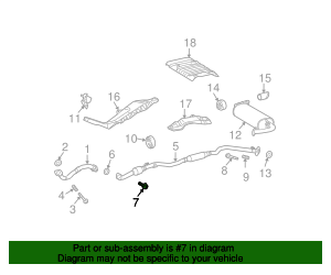 Genuine Toyota Converter & Pipe Bolt part# 91553-81040 for 2009-2013 ...
