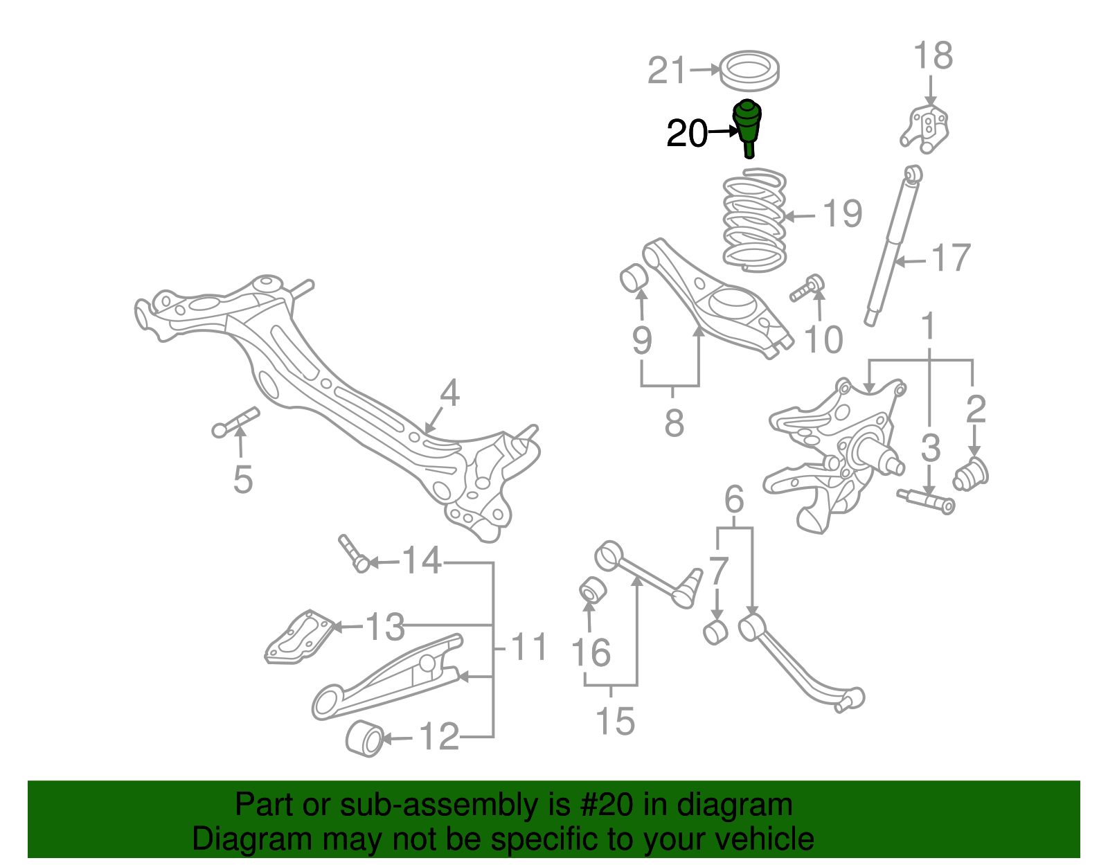 2007-2008 Hyundai Entourage Bumper 55348-4D000 | Hyundai Wholesale Direct