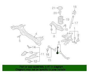 2007-2008 Hyundai Entourage Upper Control Arm Bushing 55215-4D000 | OEM ...