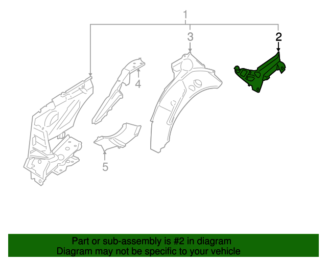 41-34-7-347-107 - Striker plate, side panel, rear left 2014-2020 BMW ...