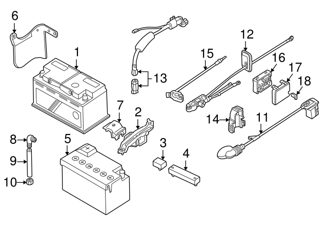 12-42-1-436-548 - Battery Cable - 2004-2006 BMW | BMWPartsHub