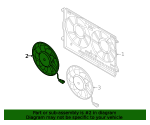 8W0-959-455-AE - Fan & Motor 2018-2024 Audi | Audi OEM Parts