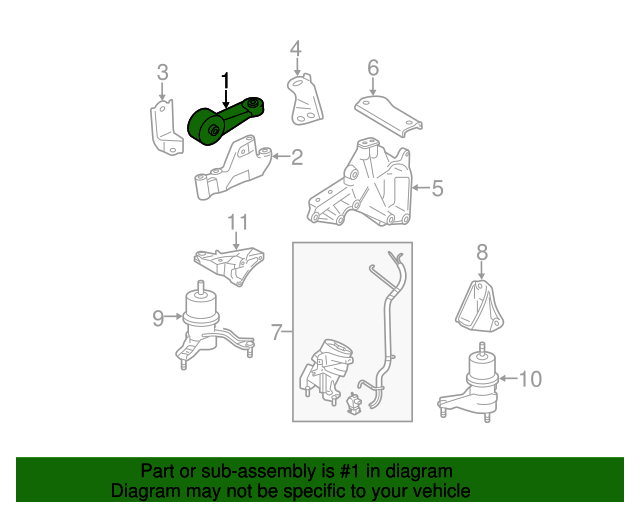 2007-2017 Toyota Engine Moving Control Rod 12363-0P012 ...
