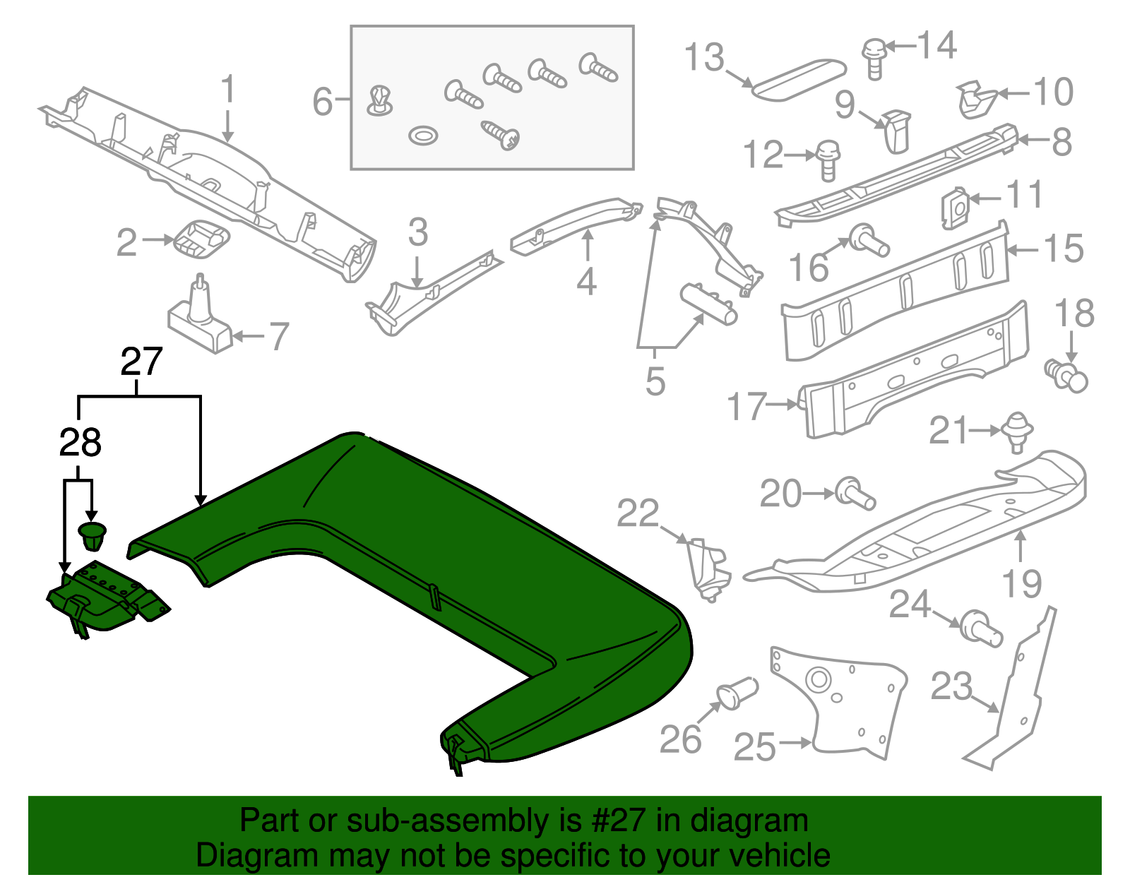 2015-2019 Volkswagen Beetle Boot 5C3-871-041-C-GS7 | Retail Performance ...