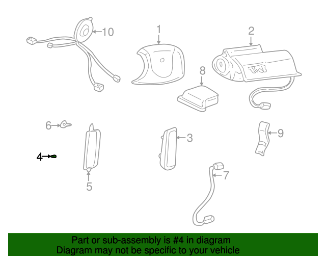 Side Air Bag Retainer - GM (10291929) | GMPartsDirect.com