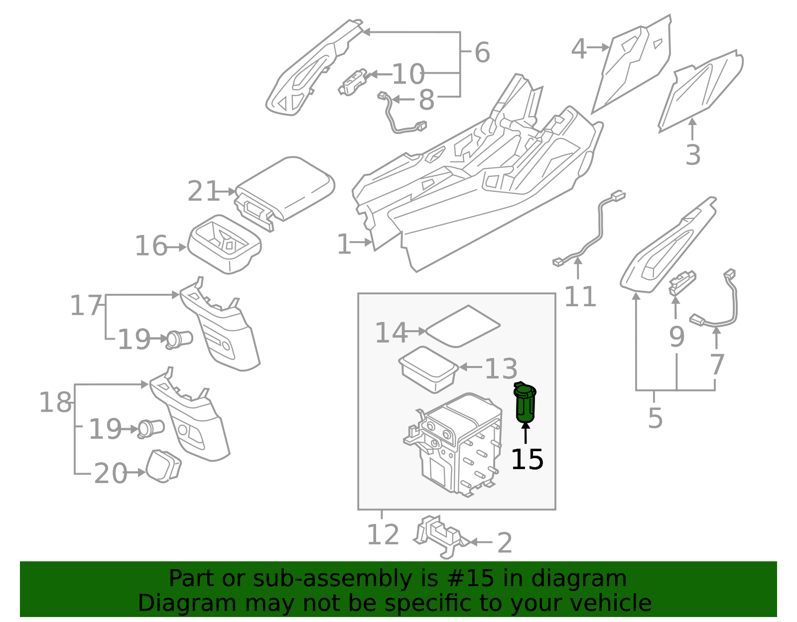 96125-AT100 - Audio Auxiliary Jack 2023-2024 Kia Telluride | Kia.Parts ...