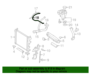 230-501-01-25 - Vent Hose 2004-2009 Mercedes-Benz SL 600 | Mercedes ...