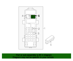 2007-2018 Jeep Relay 56007080AB | Mopar Parts Canada