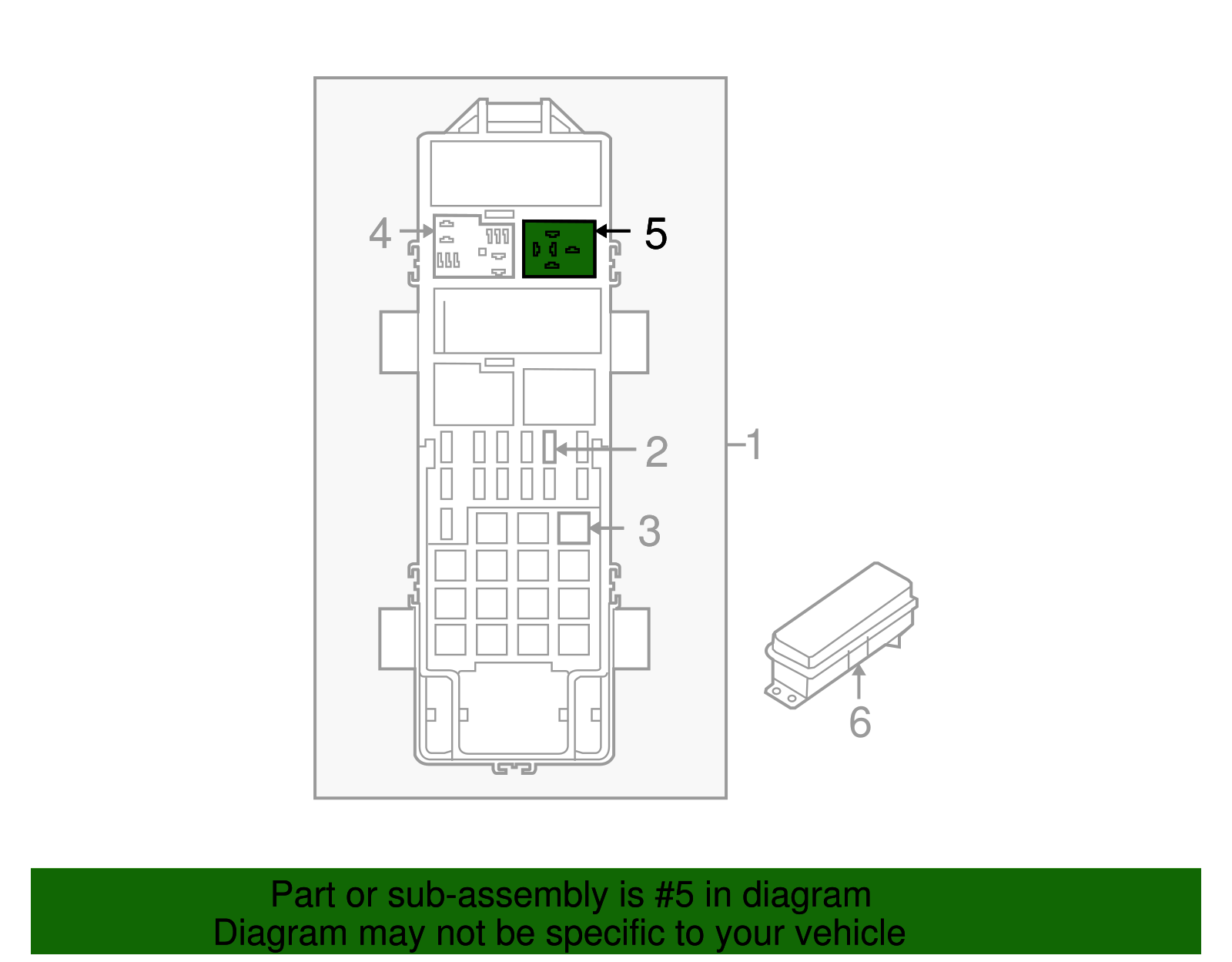 2007-2018 Jeep Relay 56007080AB | Mopar Parts Canada