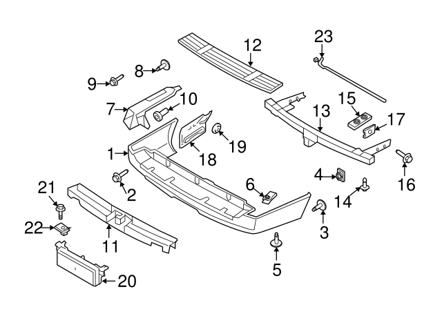 2008-2010 Ford Expedition Bumper Cover 7L1Z-17K835-DPTM | Blue Springs ...