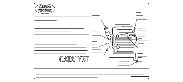 2004 Land Rover Range Rover Emission Label BAC500780 | JaguarParts.com