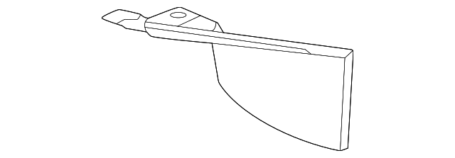 2021-2024 Cadillac Front Passenger Side Tire Front Air Deflector ...