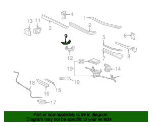 1997-2008 GM Roller & Bracket 25807785 | TascaParts.com