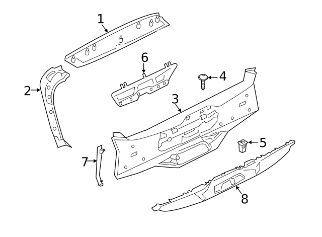 51-49-7-481-251 - Lower Trim Panel - 2019-2024 BMW X7 | BMWPartsHub