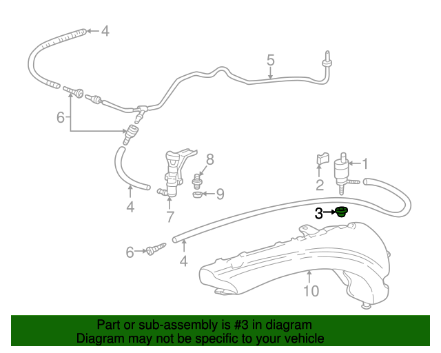 Washer Pump Gasket - Porsche (928-628-193-00) | Sunset Porsche Parts
