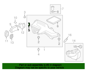 13711716113 - 1994-2025 BMW Air Cleaner Assembly Clip (13-71-1-716-113 ...
