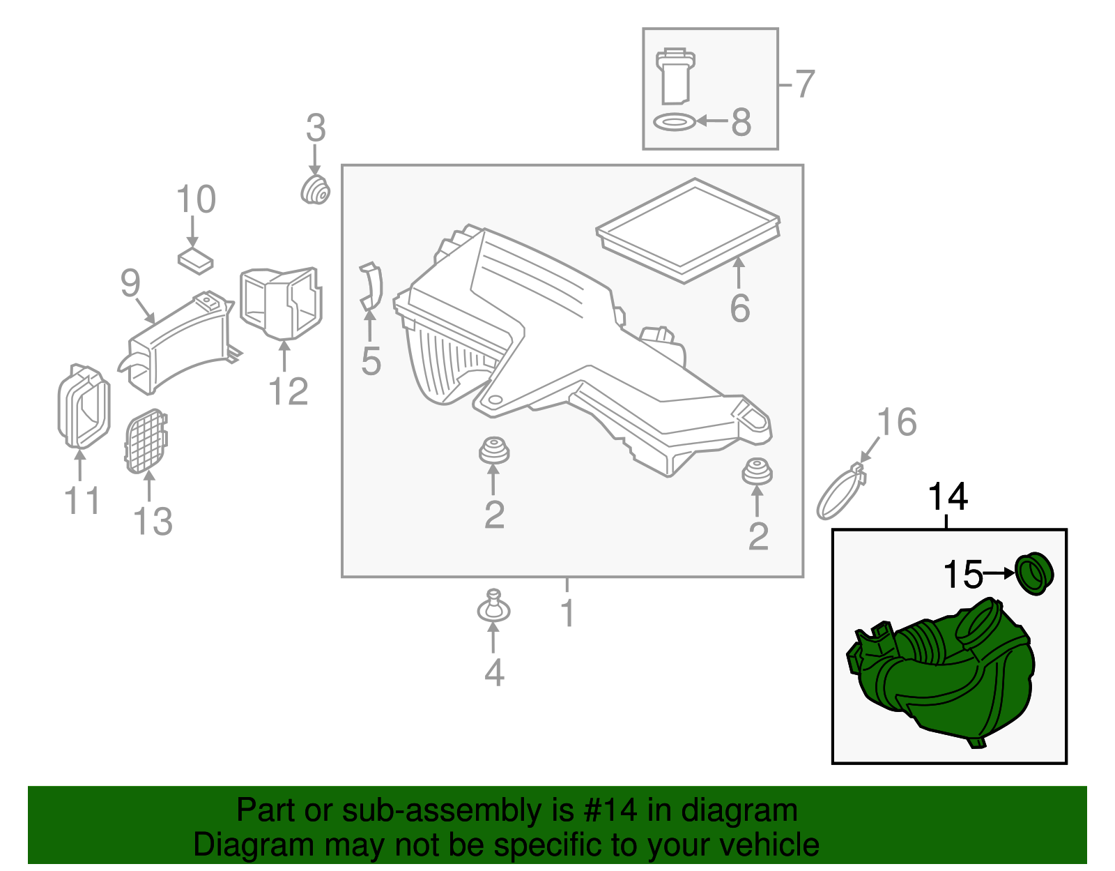 2012-2016 BMW Outlet Tube 13717605045 | OEM Parts Online
