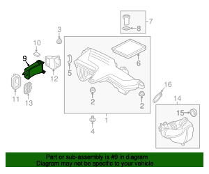 2012-2018 BMW Intake duct 13-71-7-597-584 | AutoNationParts.com