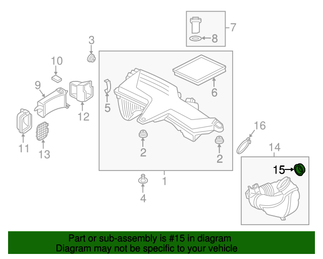 13717599291 - 2012-2018 BMW Air Inlet Tube Gasket (13-71-7-599-291 ...