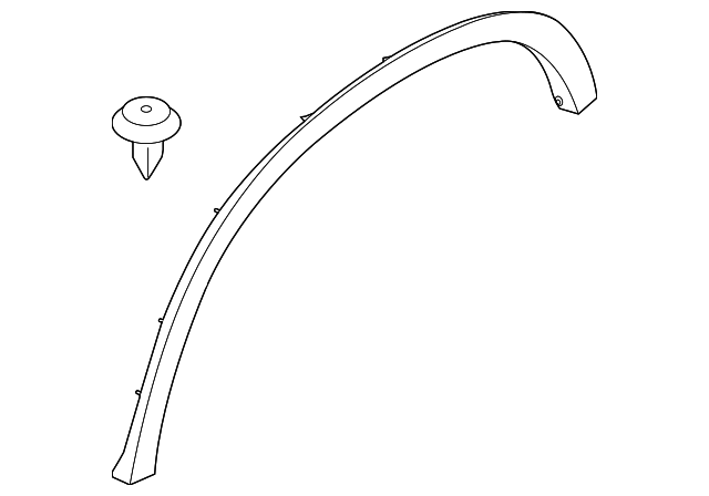 2018-2023 BMW X2 Wheel Flare 51-77-8-089-919 | BMW Parts Source