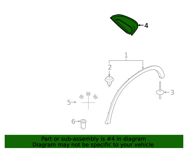 51137428287 - 2018-2023 BMW X2 Corner Trim (51-13-7-428-287) | BMW of ...