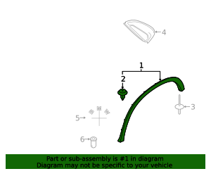 51778089920 - 2018-2023 BMW X2 Wheel Flare (51-77-8-089-920) | BMW of ...