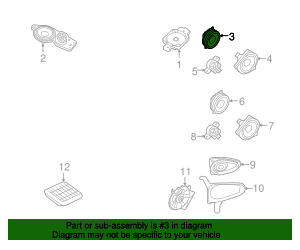 31350425 - Rear Dr Speaker - 2016-2021 Volvo | Volvo OEM Parts Direct