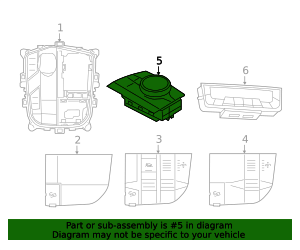 2019-2023 BMW Control Switch 65-82-5-A37-1B3 | AutoNationParts.com
