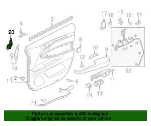 35980-TG7-A01 - Indicator Assembly BSI (L) - 2017-2020 Honda | Honda ...