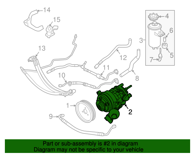32416765307 - 2004-2008 BMW Power Steering Pump (32-41-6-765-307) | BMW ...