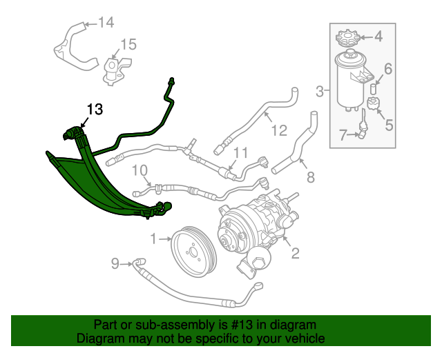 32-41-6-783-575 - Cooler Line - 2003-2008 BMW | Buy BMW Parts Now