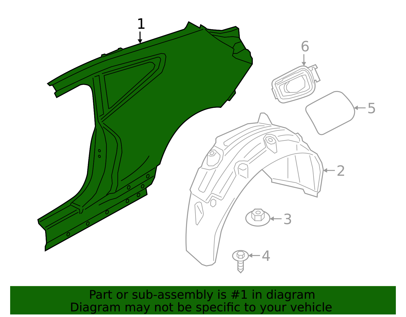 Genuine BMW 41-00-9-879-778 | Quarter Panel | FREE Shipping on Most ...