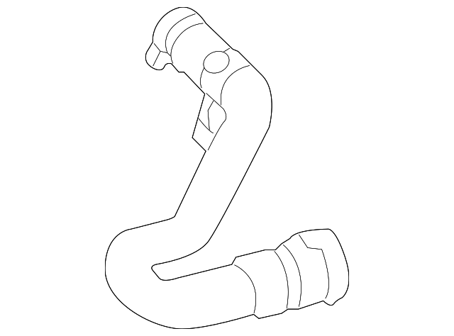 Genuine Radiator Coolant Hose for 2014-2017 Land Rover | Land Rover ...