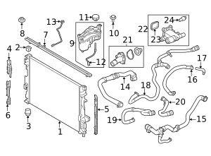 LR075360 - Radiator - 2016-2020 Land-Rover | Land Rover Parts Now