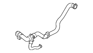 Genuine OEM Lower Hose Part# LR094507 Fits 2014-2017 Land Rover: Up To ...