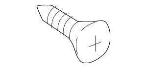 2007-2024 Toyota Rocker Molding Screw 90162-A0001 | Toyota Parts Center