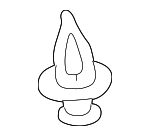 2006-2020 Toyota Rocker Molding Clip 75867-30120 | Toyota Parts Center