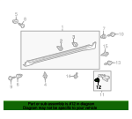 90189-06193 - Radiator Support Splash Shield Grommet 2002-2024 Toyota ...