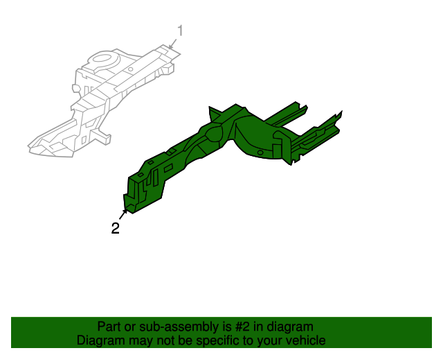 64602-3F100 - Lower Rail 2004-2006 Kia Amanti | Kia.Parts Store