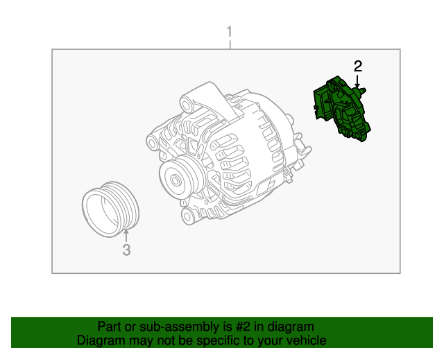 12-31-8-510-090 - Voltage Regulator - 2006-2013 BMW | BMWPartsHub
