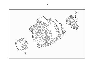 12-31-8-510-090 - Voltage Regulator - 2006-2013 BMW | BMWPartsHub